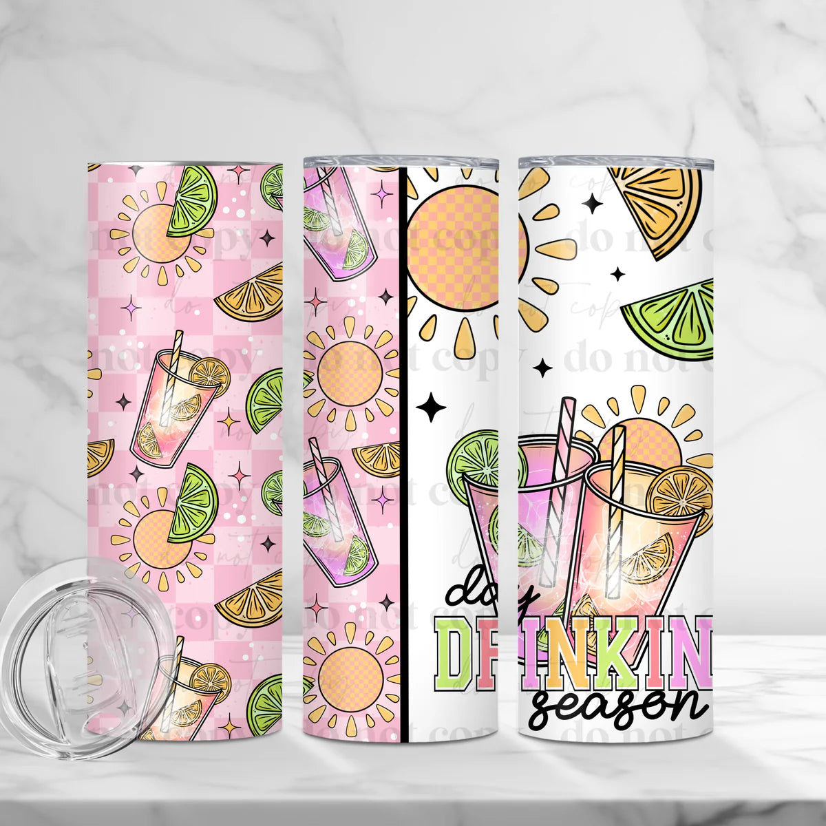 Day Drinkin Season 20 oz Skinny Tumbler – Anchored Grace Boutique