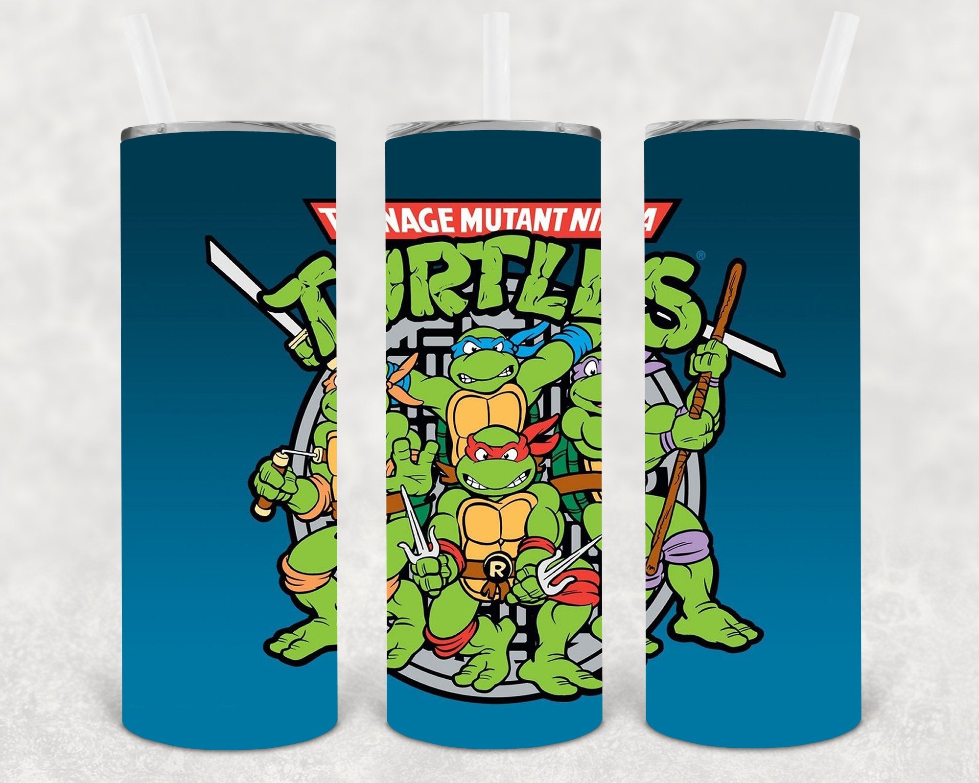 Teenage Mutant Ninja Turtles TMNT 20 oz Skinny Tumbler – Anchored Grace ...